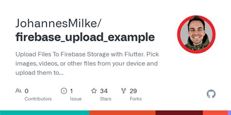 GitHub JohannesMilke Firebase Upload Example Upload Files To