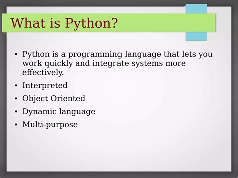 introduction to programming with python ppt