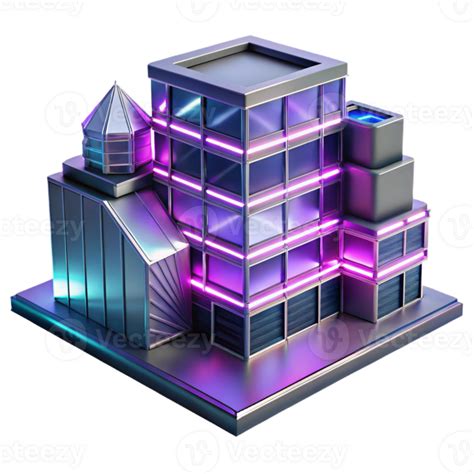 Impressive Minimalist Deconstructivist Office Building Fragmented Forms Metallic Cladding