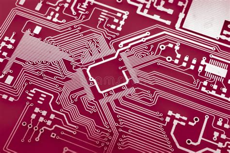 Printed Circuit Layout Of Tracks Stock Image Image Of Component Device 279627233