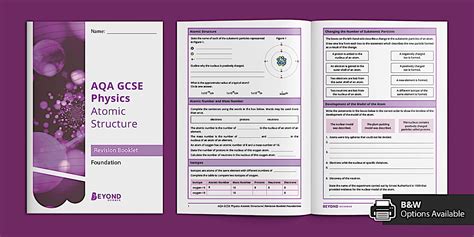 Aqa Physics Unit 4 Atomic Structure Foundation Revision Aqa Physics Unit 4 Atomic Structure Foundation Revision