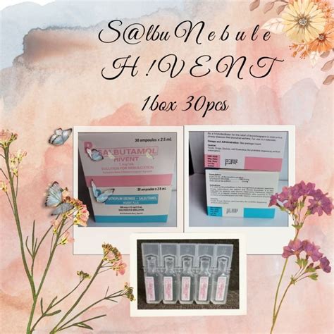 Solution Use In Nebulizer 1box 30pcs Shopee Philippines
