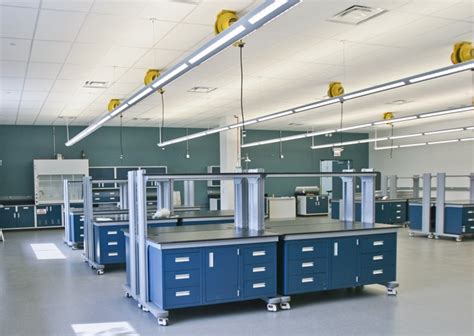 Flexible Freestanding Laboratory Furniture Lab Bench Shelving