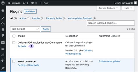Installation Pdf Invoice For Woocommerce User Manual
