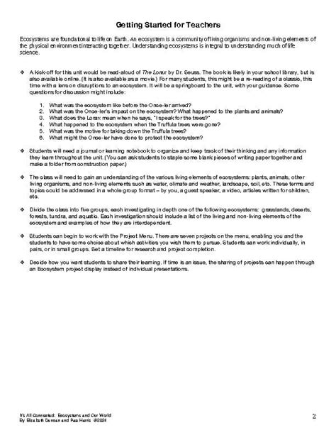 Investigation Its All Connected Ecosystems And Our World Tpt