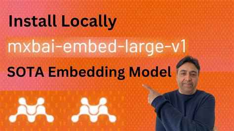 install mixedbread mxbai embed large model locally new embedding