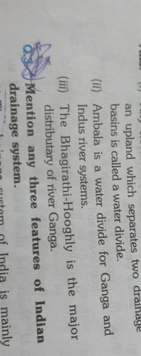 An Upland Which Separates Two Drainage Basins Is Called A Water Divide