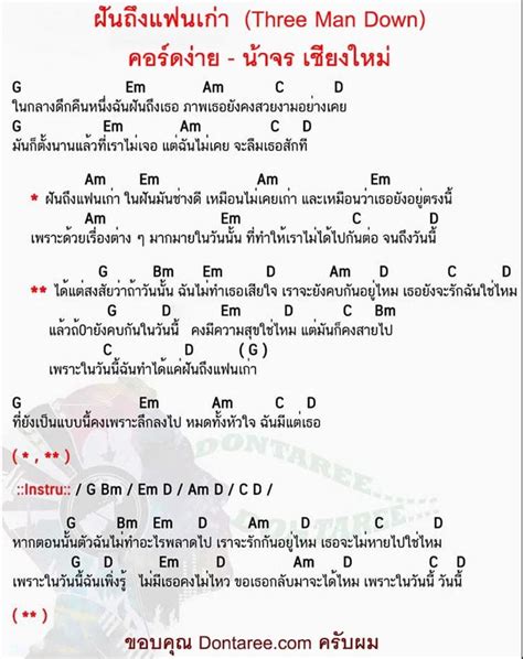 คอร์ดเพลง หนังสือเล่มเก่า น้าจรเชียงใหม่ Artofit