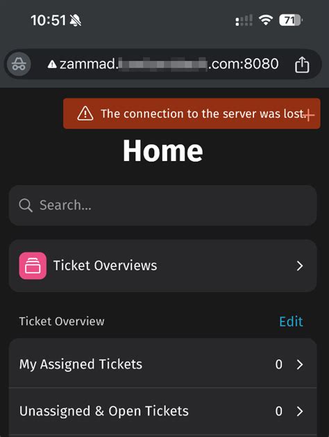 Brand New Zammad Install Via Dockerportainer Mobile Issues The