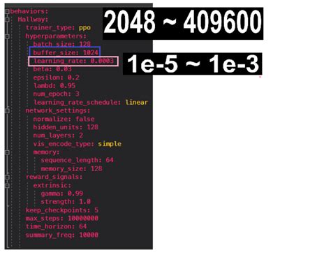 Unity Ml Agents 20 에피소드 조건 보상함수 하이퍼 파라미터 설정 어제와 내일의 나 그 사이의 이야기