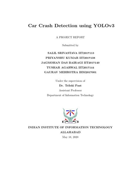 Car Crash Detection Pdf