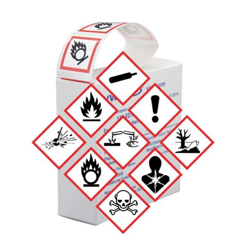 Etiqueta Pictograma Ghs09 Dañino Para El Medio Ambiente” Rollo 500