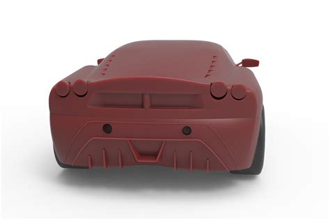 法拉利玩具车3d打印 Step 模型图纸下载 懒石网