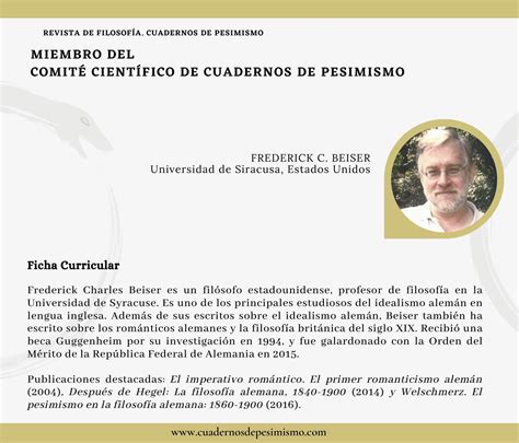 Cuadernos De Frederick C Beiser Reconocido Especialista De La