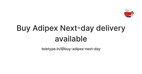 Buy Adipex Next Day Delivery Available — Teletype