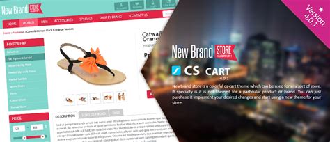 NewBrandStore Cs Cart Template