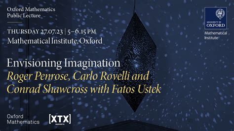 Oxford Mathematics Public Lecture Envisioning Imagination Torch