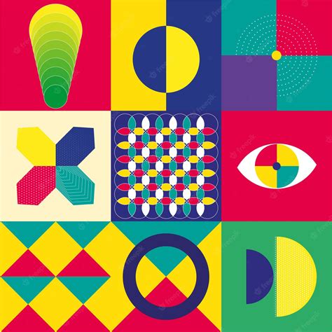 Premium Vector Geometric Abstraction Art