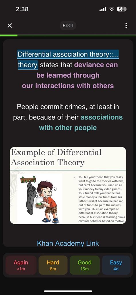 Differential Association Theory R Mcat