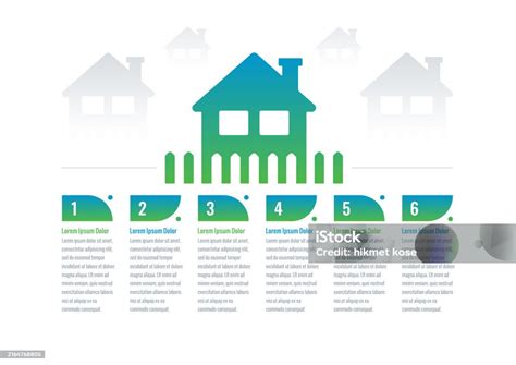 부동산 인포 그래픽 템플릿 교육 연례 보고서 인터넷 비즈니스 잡지 정보 템플릿 Six Steps 인포그래픽 템플릿 개념에 대한 스톡 벡터 아트 및 기타 이미지 Istock