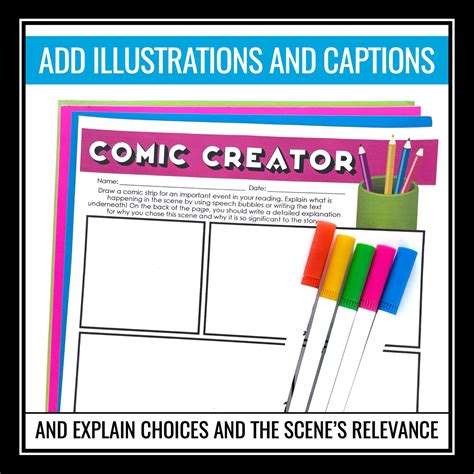 Comic Writing Assignment For Any Novel Or Short Story Drawing A Scen