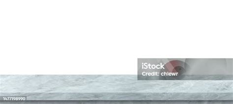 흰색 대리석 테이블 상단 석재 디스플레이 스탠드 빈 선반 모형 흰색 배경에 격리된 주방 조리대 몽타주 제품 디스플레이 또는