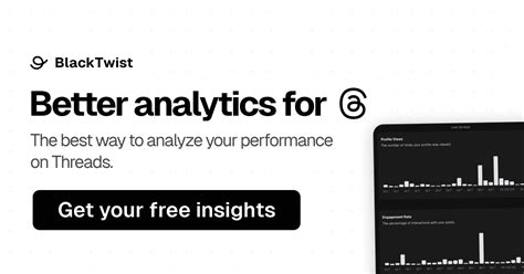 Blacktwist Analytics — Get Insights On Your Threads Account
