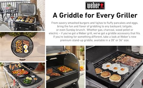 Weber Rust Resistant Outdoor Griddle Insert For Summit And Genesis 300 Series Gas