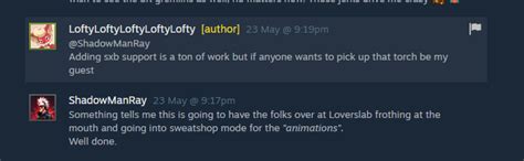 Mod Have Permission To Give A Race Sexbound Support Share Here