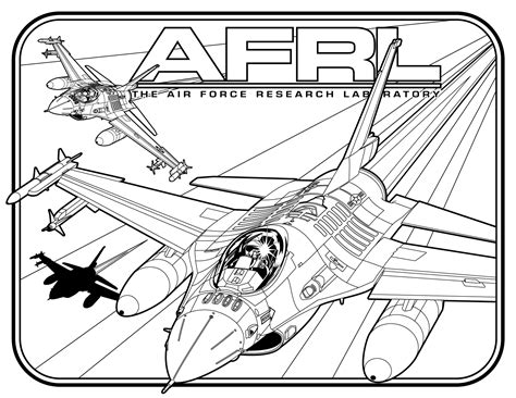 Air Force Jet Coloring Pages