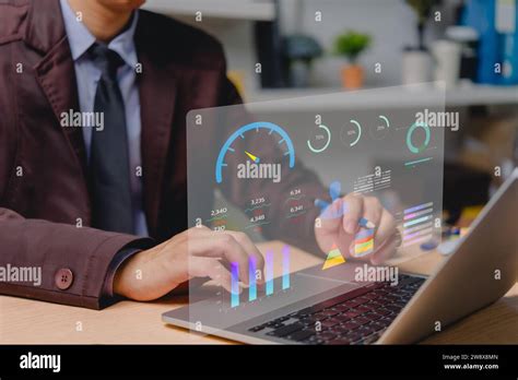 business analytics dashboard with kpi key performance indicators and
