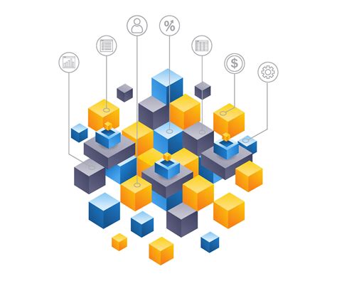 Internet Business Blockchain Technology Network Vector Art At Vecteezy