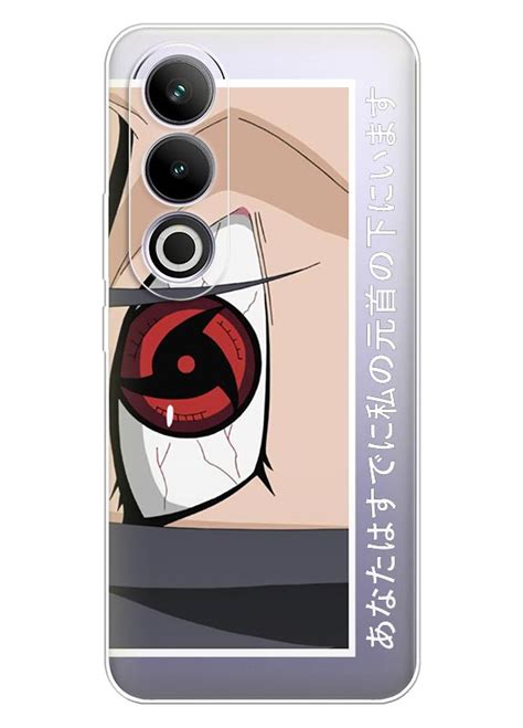 Бампер для ВанПлюс Эйс 3В из прозрачного силикона Глаз Шаринган Саскэ Учиха