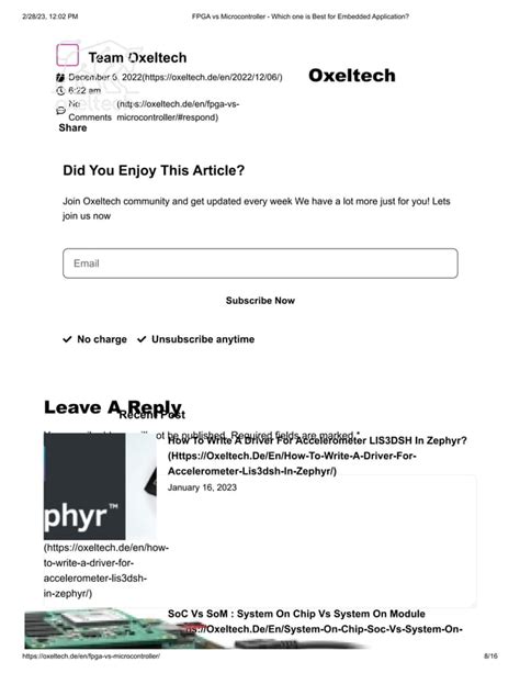 Fpga Vs Microcontroller Which One Is Best For Embedded Applicationpdf