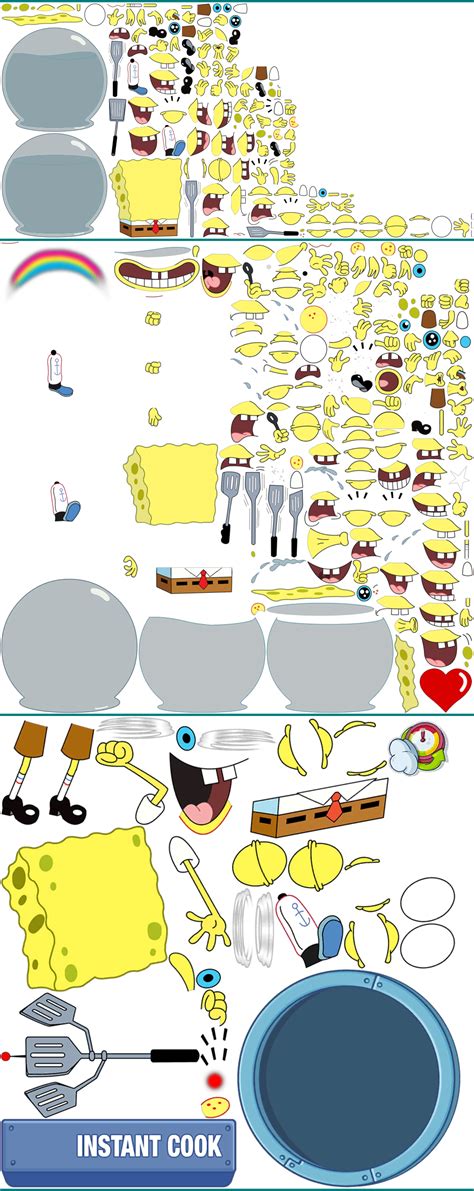 Mobile Spongebob Krusty Cook Off Spongebob The Spriters Resource