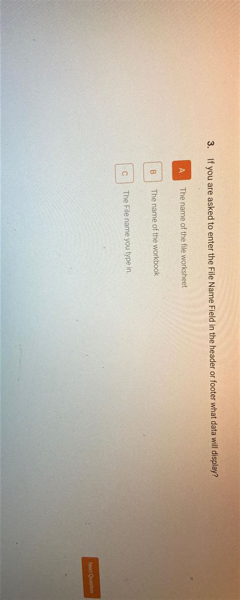 Solved If You Are Asked To Enter The File Name Field In The
