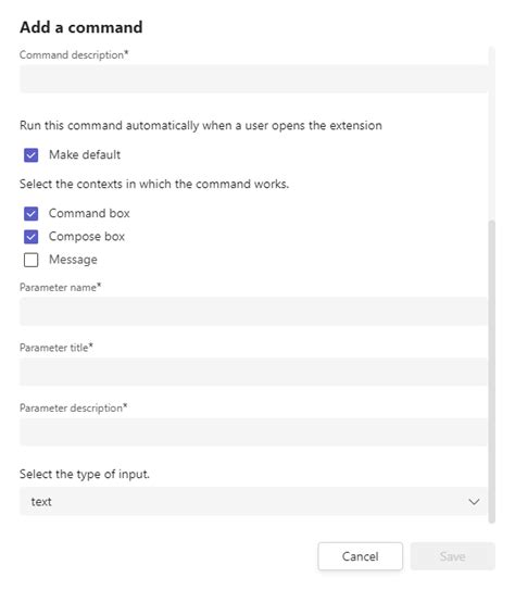 Define Message Extension Search Commands Teams Microsoft Learn