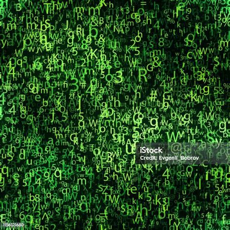 검은 색 데이터 암호화 바이너리 코드 개념에 추상 녹색 혼란 복잡한 암호 기호 인터넷에 대한 스톡 벡터 아트 및 기타 이미지