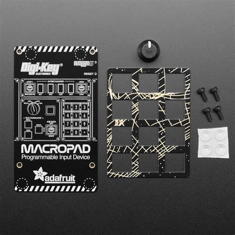 Adafruit Macropad Rp2040 Starter Kit 3x4 Keys Encoder Oled