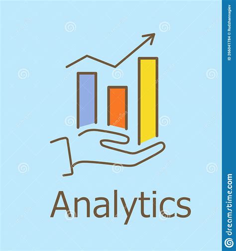 Analytics Line Icon Stock Illustration Illustration Of Solution