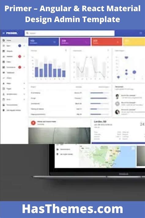 Primer Angular And React Material Design Admin Template Material Design Templates Primer