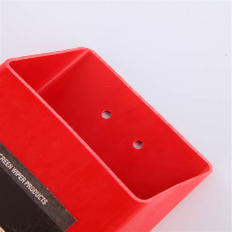 Rectangular PVC Profile Square Plastic Tube Pipe With Drilling Holes Rigid And Flexible
