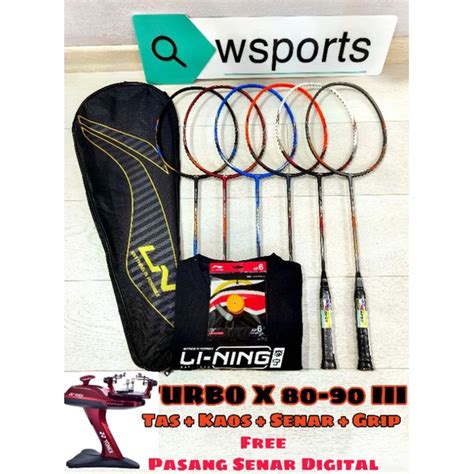 Lining Turbo X 80 90 Gen 3 Iii X80 X90 Badminton Racket Original