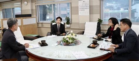 김대중교육감 ‘완도 방문 교육공동체와 공감・소통