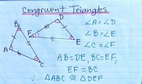 Congruent Triangles Math Worksheets And Math Videos Ottawa Toronto