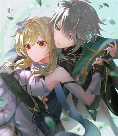 Lumine And Alhaitham Genshin Impact Drawn By Yamayaaya Danbooru Lumine And Alhaitham Genshin Impact Drawn By Yamayaaya Danbooru