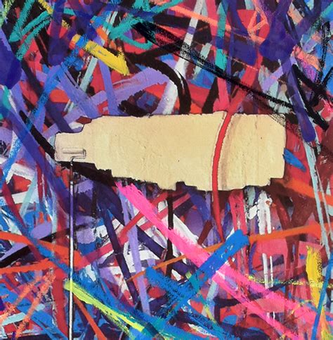 Buffer Hand Embellished Print Saber