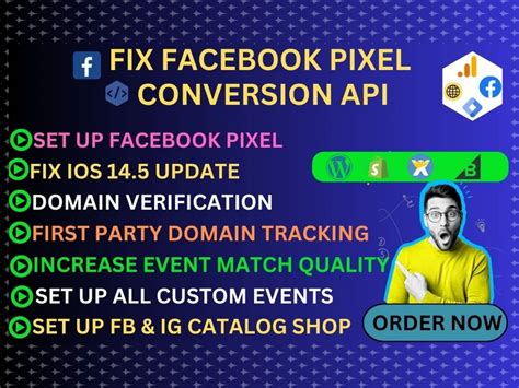 fix facebook pixel conversion api server side tracking upwork