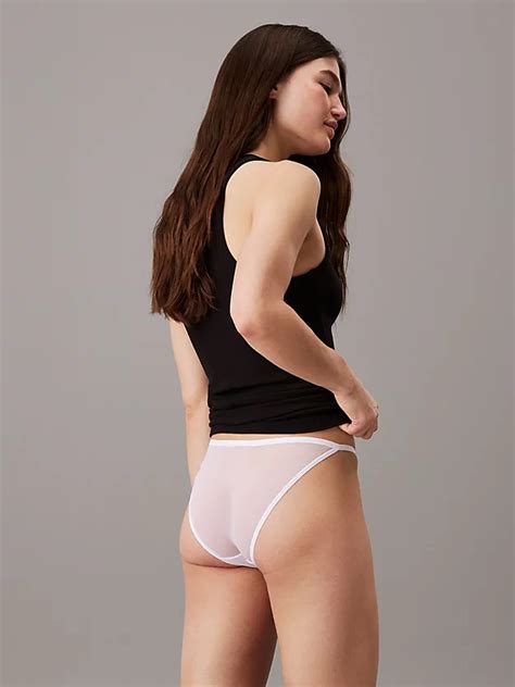 Sheer Mesh Bikini Briefs Calvin Klein® 000qd5162e100
