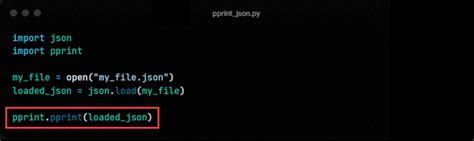 How To Prettyprint A Json File Using Python